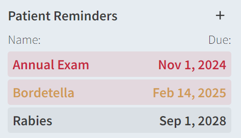 Manage Patient Reminders