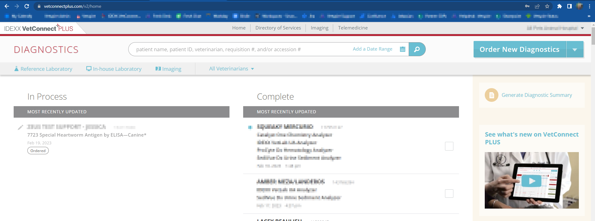 IDEXX In-House & Reference Lab Integration