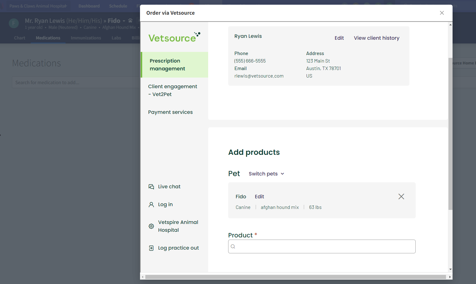Vetsource Home Delivery